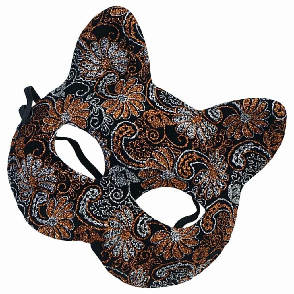 Маска кота на Хэллоуин