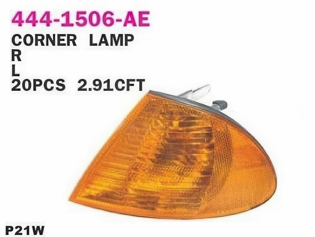 Поворотник левый для БМВ 3 E46 1998-> арт 4441506LAE DEPO