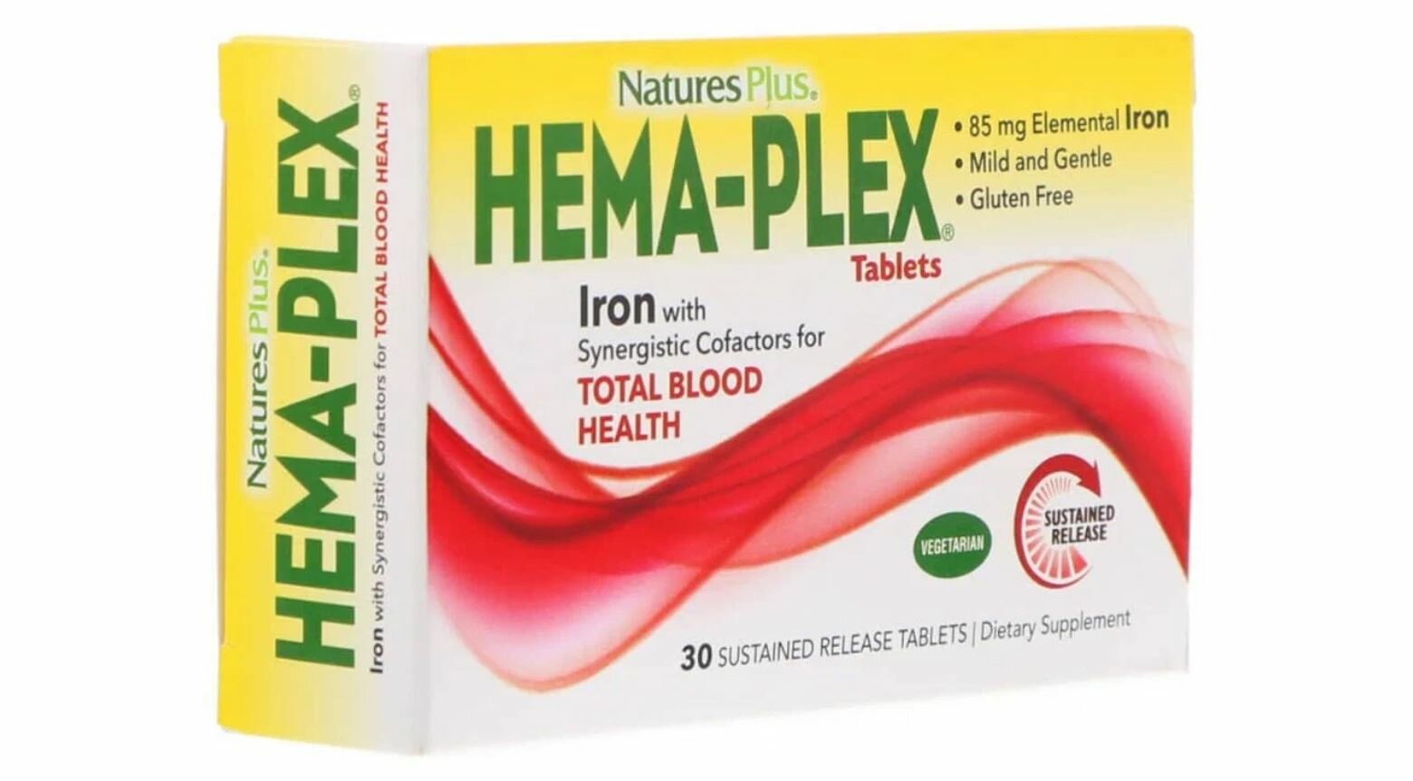 Nature's Plus, Hema-Plex, 30 таблеток с длительным высвобождением