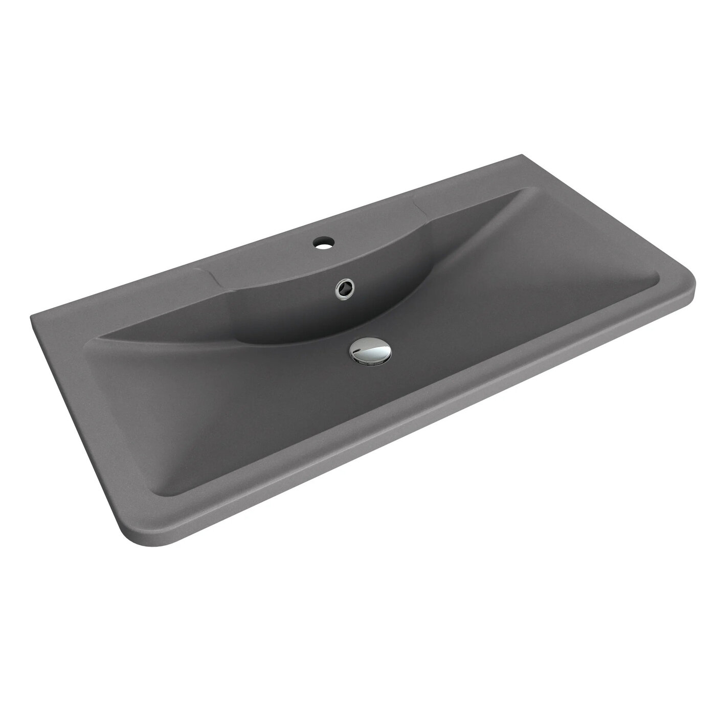 Раковина Florentina Аллегро 900 90x45,5 10.020.00900.307 серый шелк