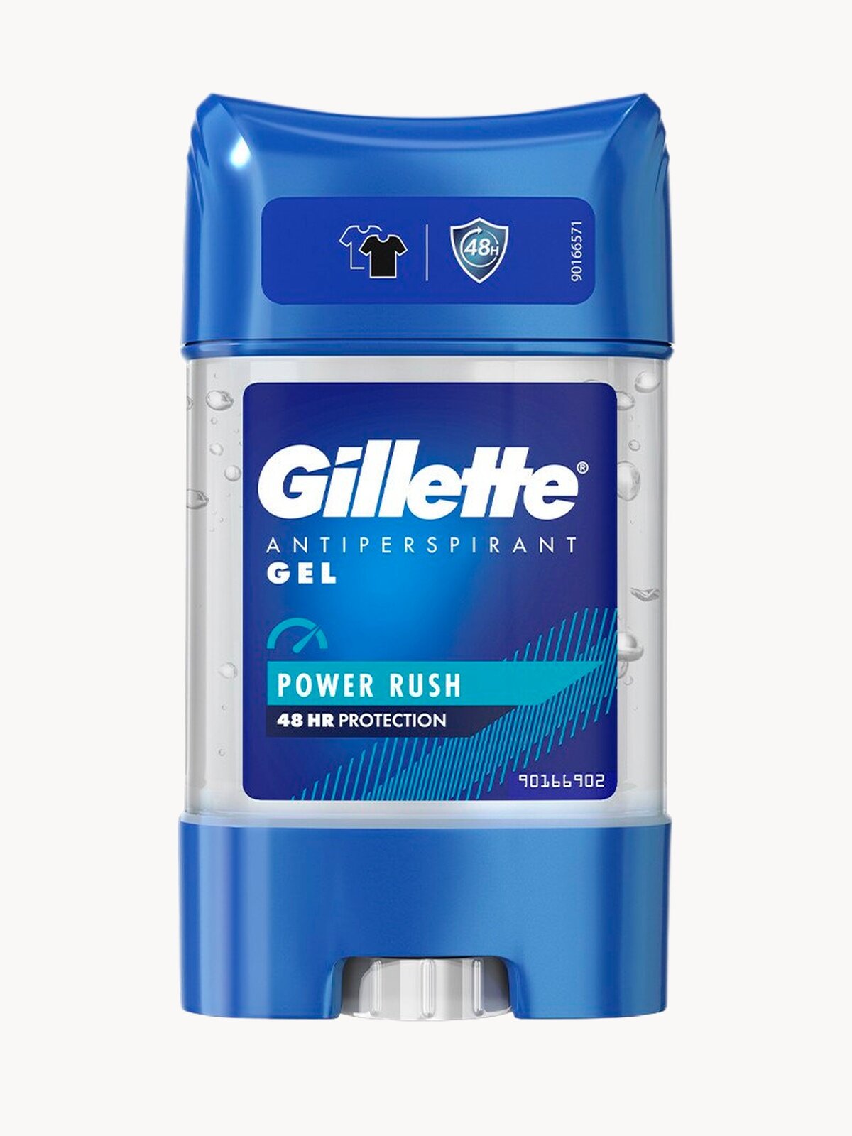 Gillette гелевый дезодорант-антиперспирант мужской Power Rush, 70 мл, 86 г