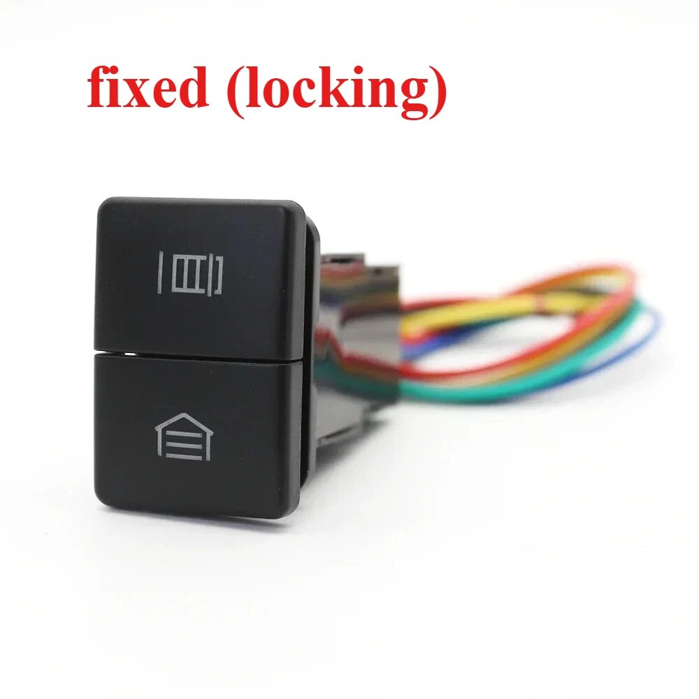 Кнопка-переключатель для передних и задних противотуманных LED-фар автомобиля с Fence gate garage