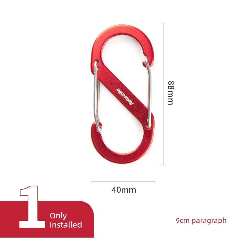 Карабин Naturehike S-образной формы из алюминиевого сплава, многофункциональный, для активного отдыха, восьмикратный,