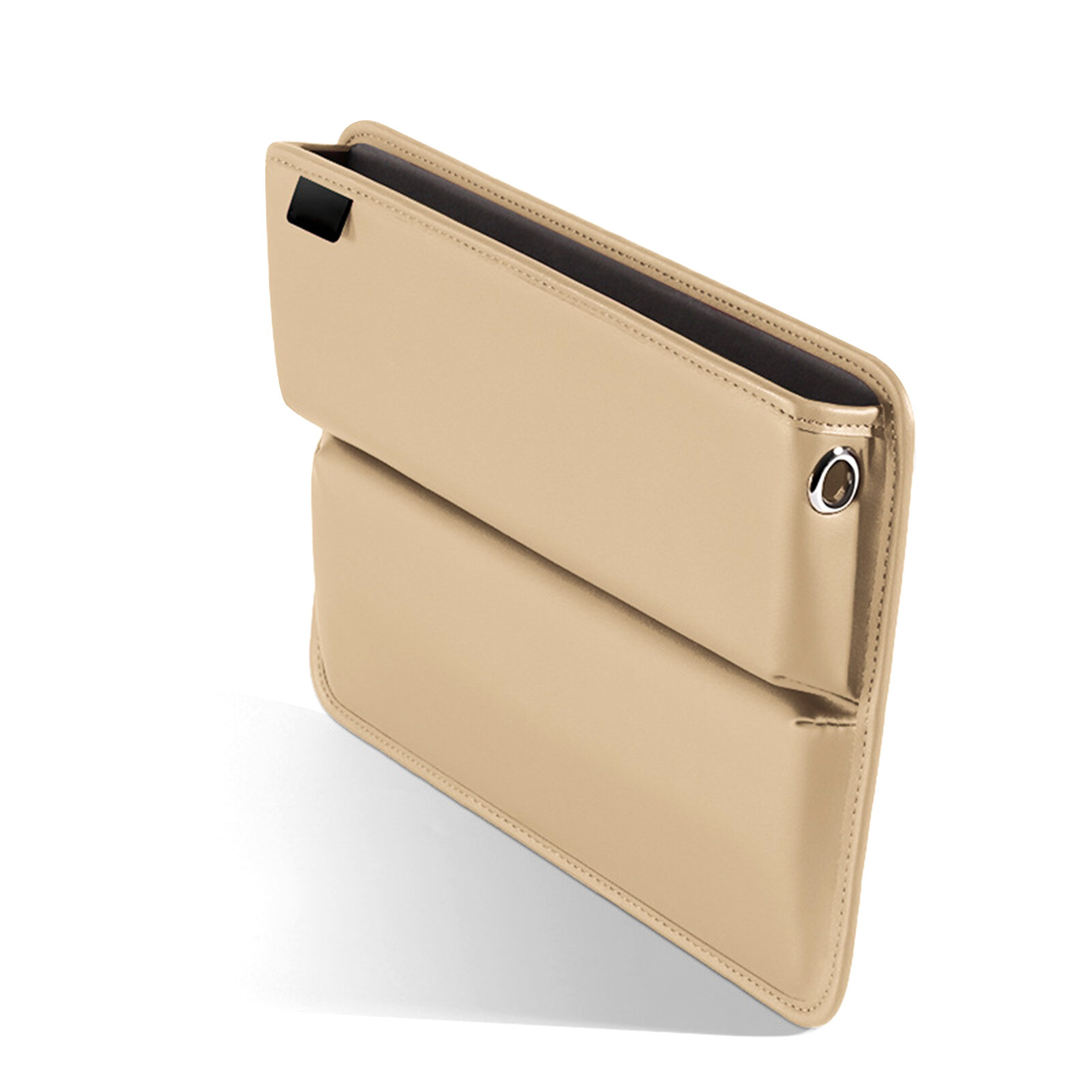 Органайзер для щели между сиденьями автомобиля, заполнитель щели, ящик для хранения между передними сиденьями, универсальная карманы, PU кожа, Черный, Кофе, Бордовый, Бежевый, вес упаковки 340г, размер упаковки 31*25*5.5см, 1 ящик в упаковке