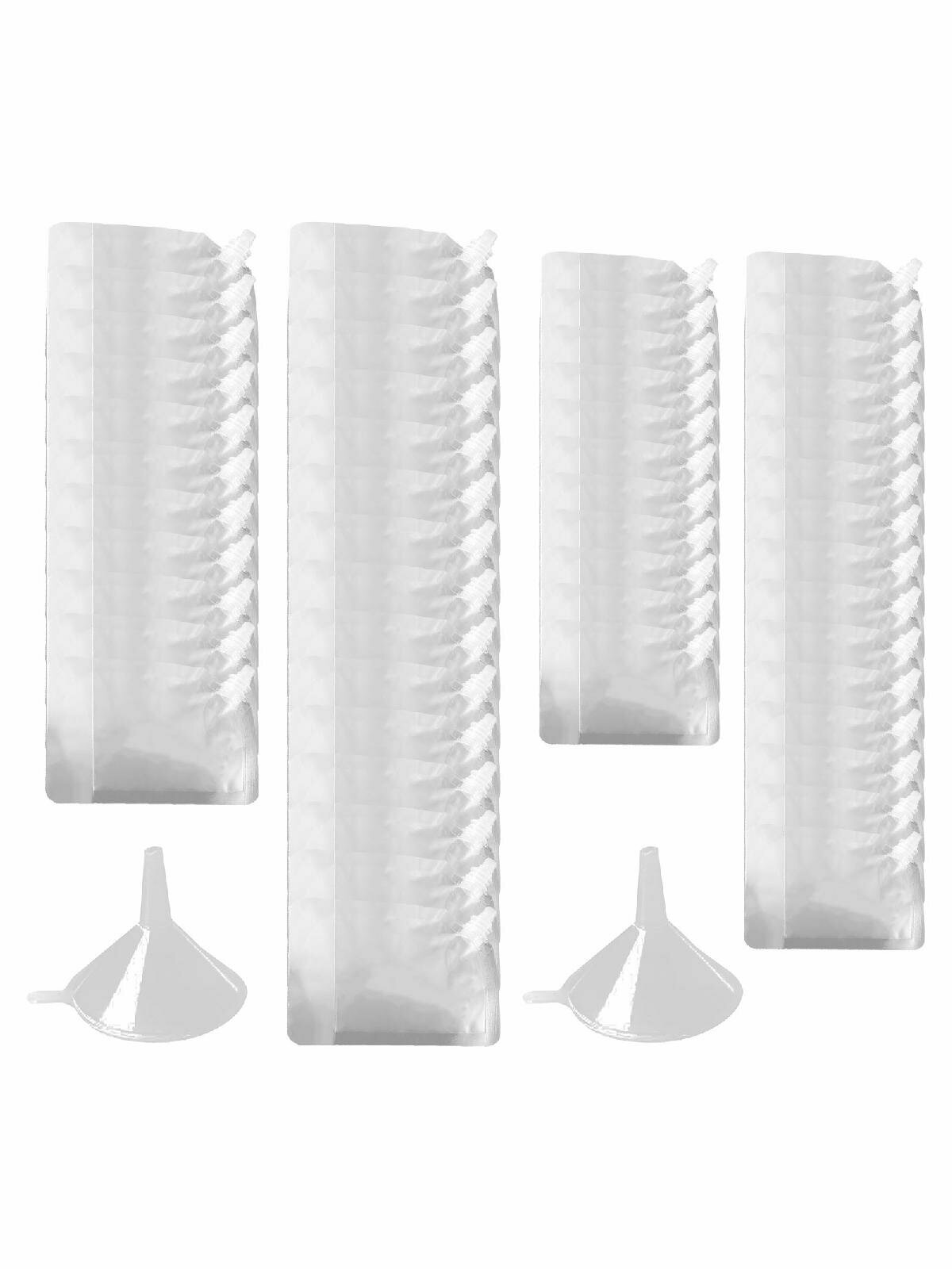 50шт Прозрачный пластиковый пакет для упаковки жидкости Многоразовые пакеты для питья Сок