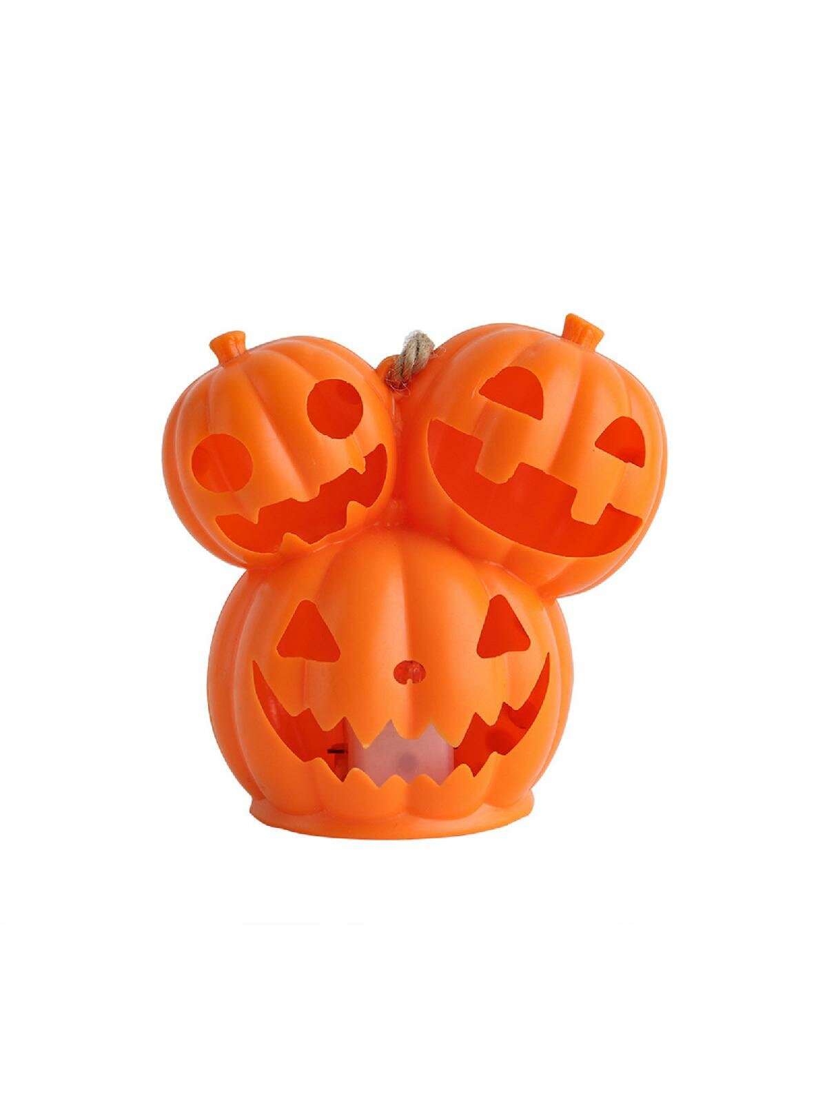 Лампа в форме тыквы на Хэллоуин, энергосберегающее светодиодное украшение для семьи и школы