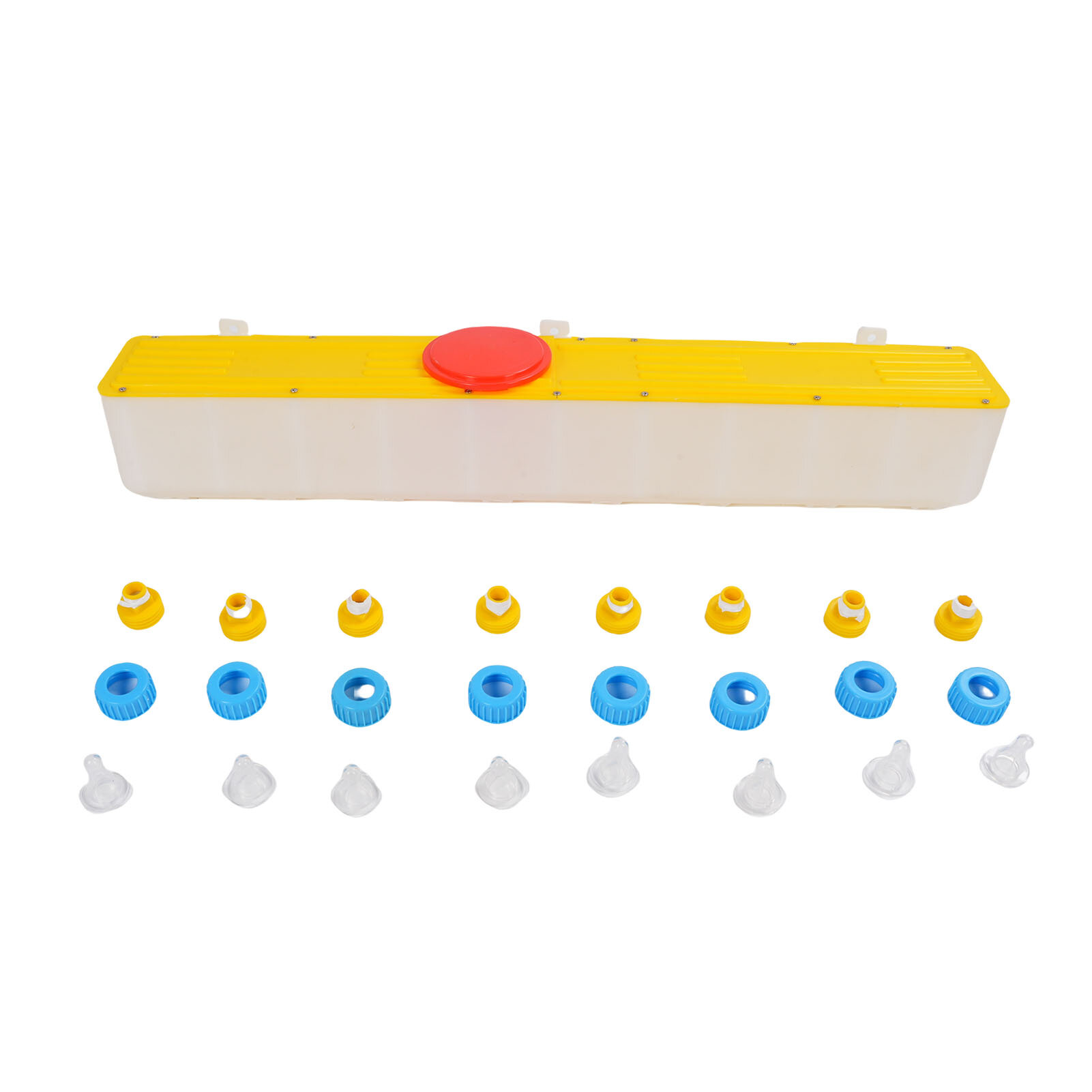 8 пустышек для кормления ягнят, бутылочка для молока, кормушка из АБС-пластика, для кормления скота (поросят, коз, овец).