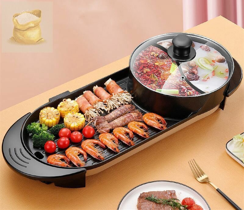 Hot pot китайский хого и барбекю китайская сквородка