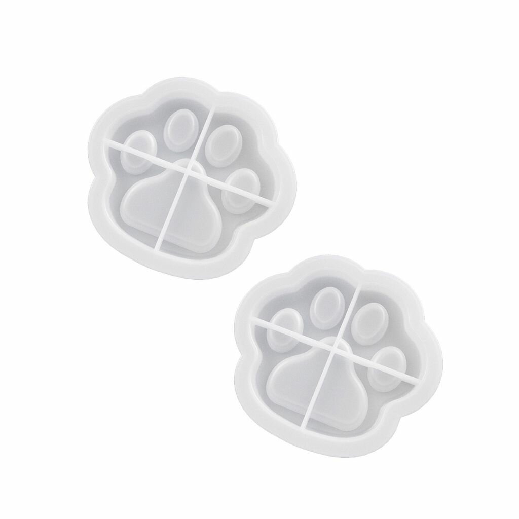 2x силиконовые формы, лоток, кошачьи лапы, смоляные формы для отливки, ювелирные изделия стола, украшения дома