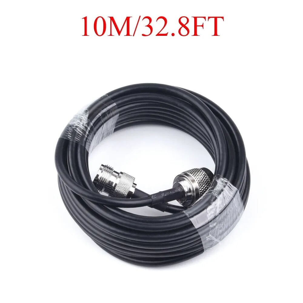 Удлинитель кабеля RF (coax)/RF (coax), 10 м, черный