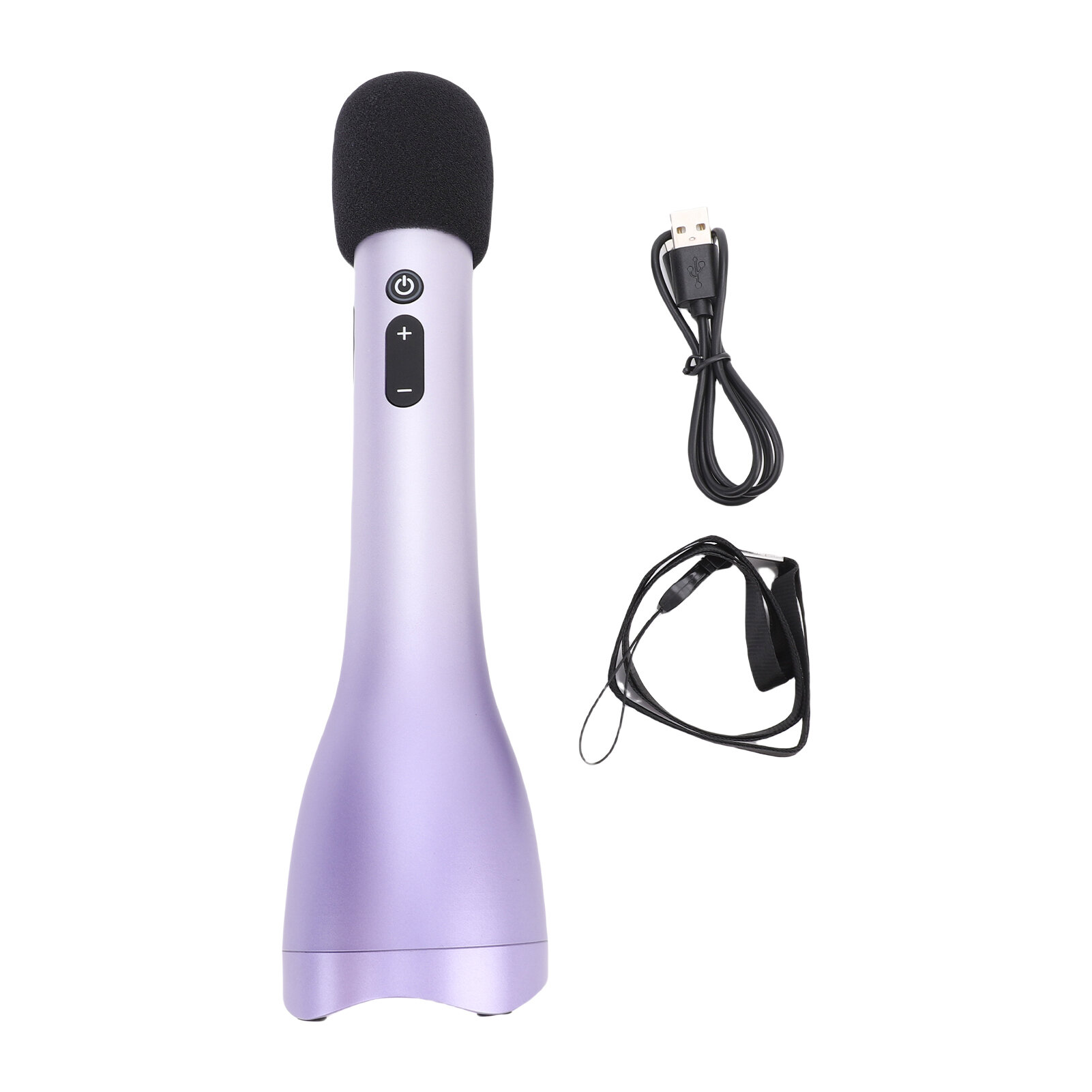 Беспроводной микрофон-динамик TAKSTAR с Bluetooth, портативный ручной микрофон с перезаряжаемой батареей, подходит для очных групповых караоке-встреч, мероприятий на открытом воздухе, выступлений учителей, вечеринок, фиолетовый.