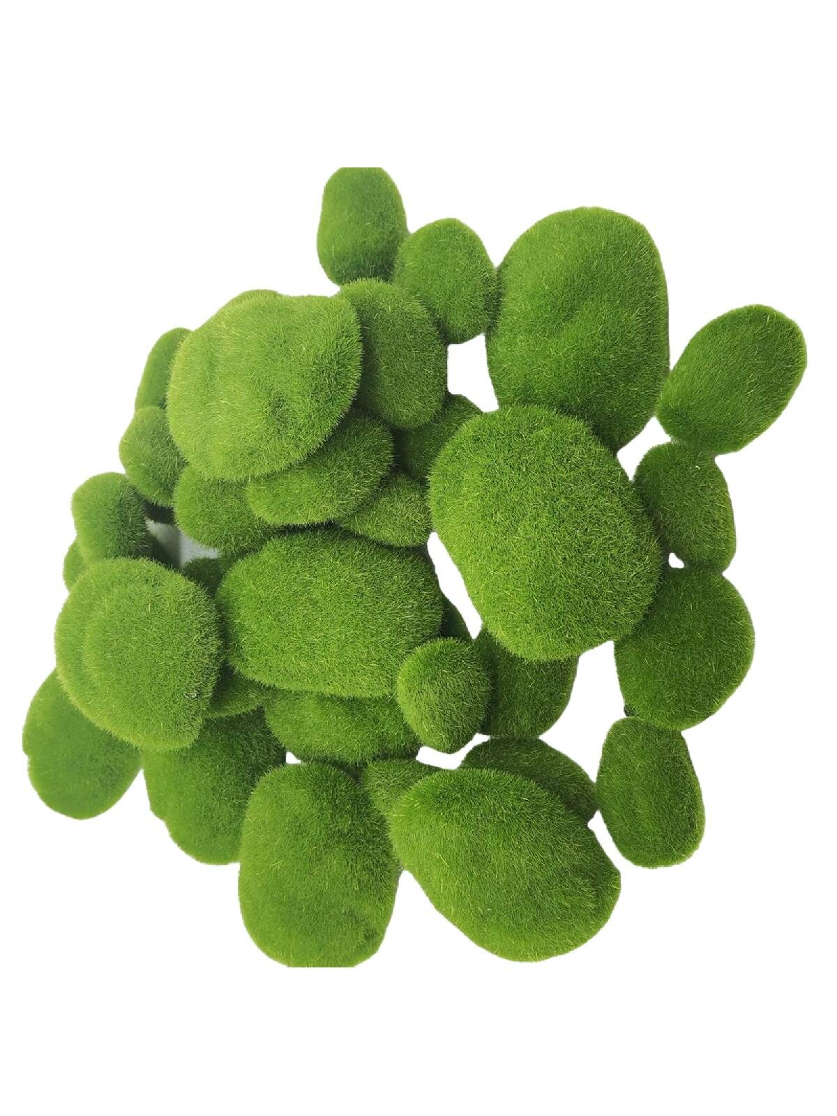 Безопасные камни из мха 40 штук Декорации для террариумов Ландшафтный дизайн сада