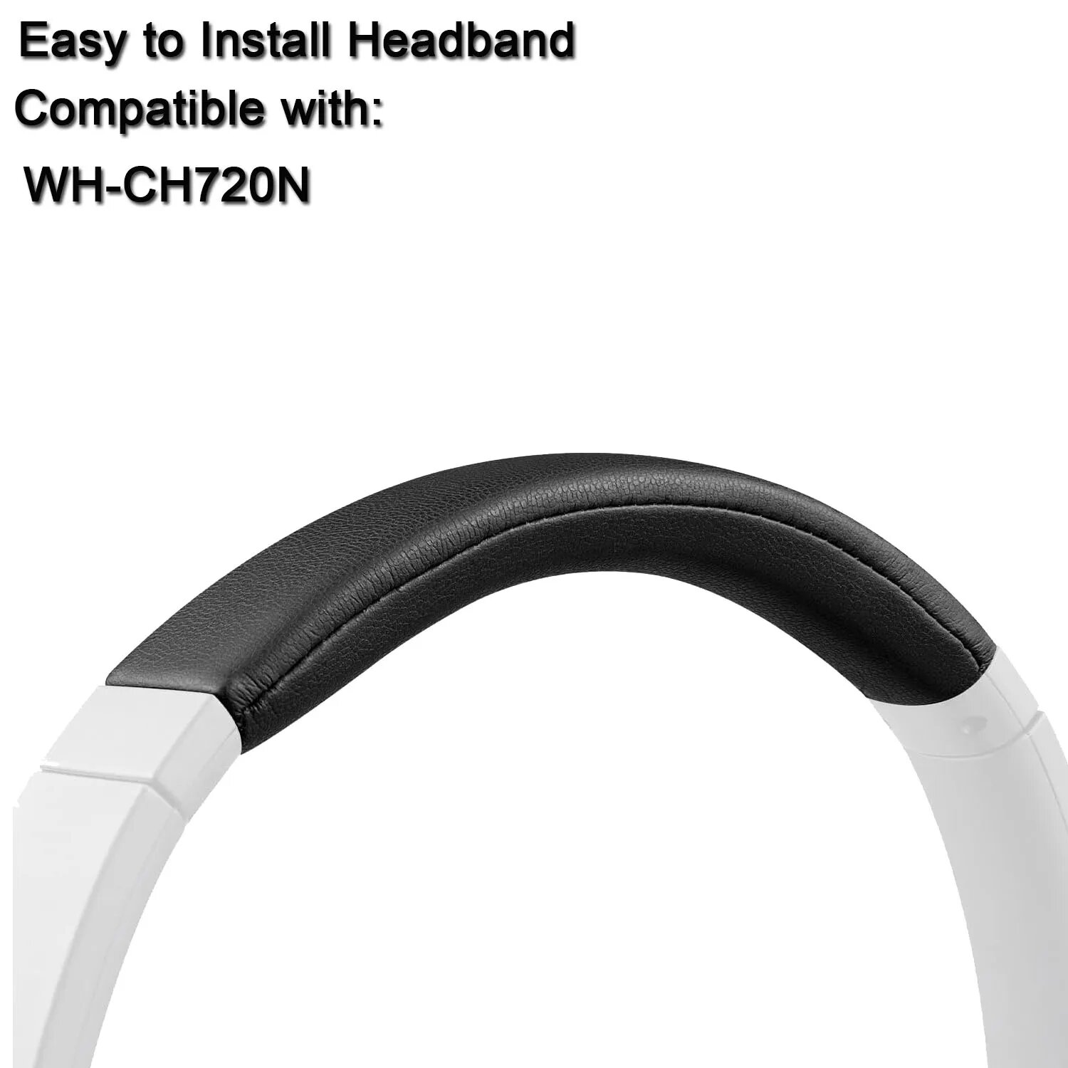 Кожаный амбушюр для Sony WH-CH720N CH720N Black