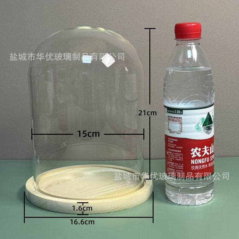 Прямые поставки с фабрики: вечные цветы, сушеные цветы, стеклянная крышка, демонстрационная коробка, пылезащитный чехол, фигурка, ручная модель, стеклянная крышка