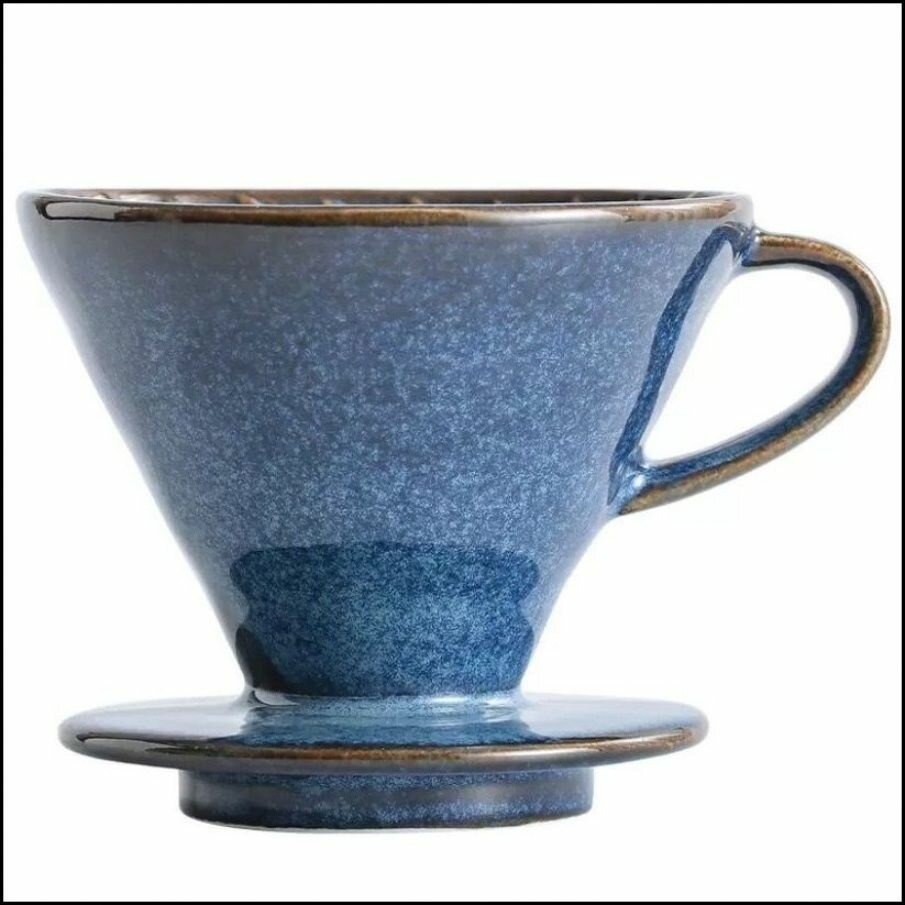 Эксклюзивная керамическая воронка Индиго Woods Inside V60