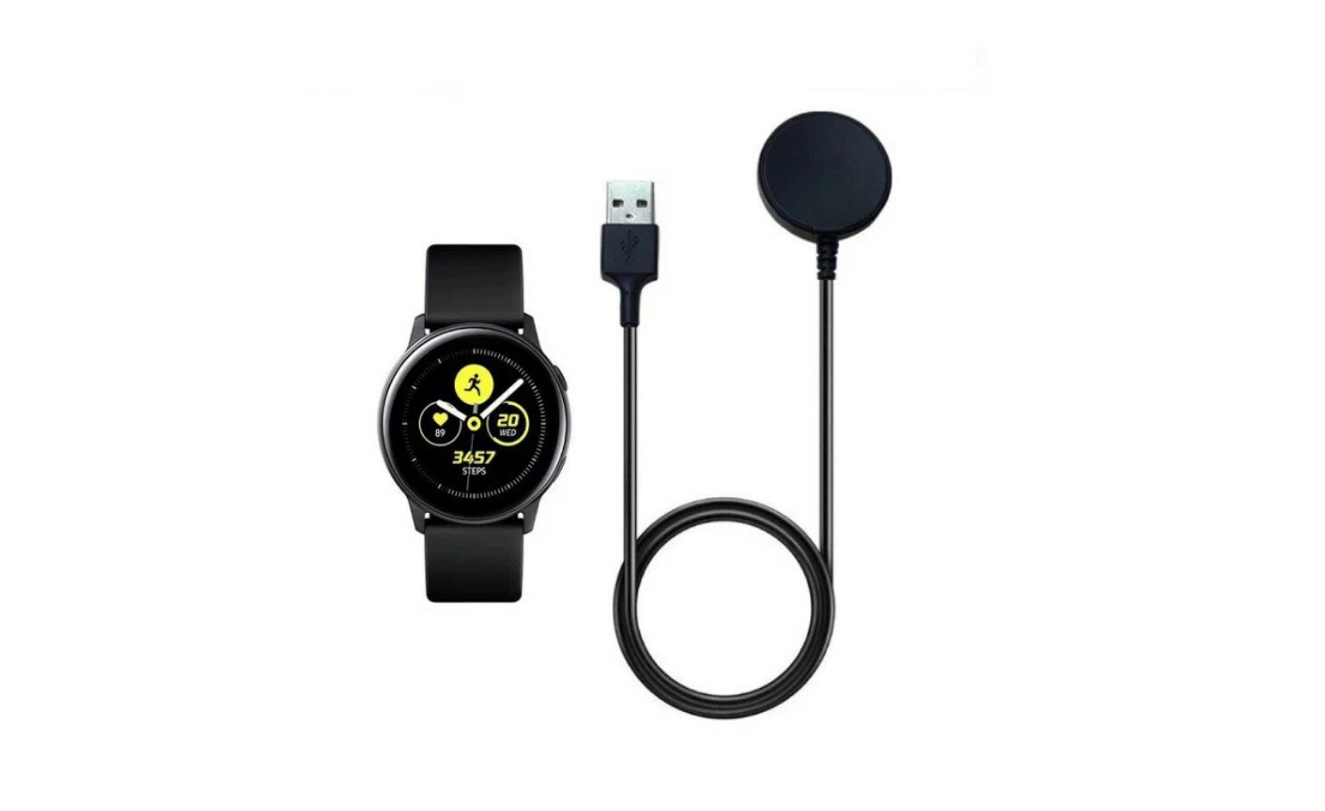 USB беспроводное зарядное устройство кабель MyPads для смарт-часов Samsung Galaxy Watch Active2 40 /44 мм