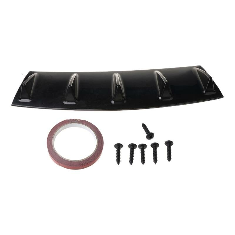 Универсальный спойлер-дефлектор для заднего бампера, Черный