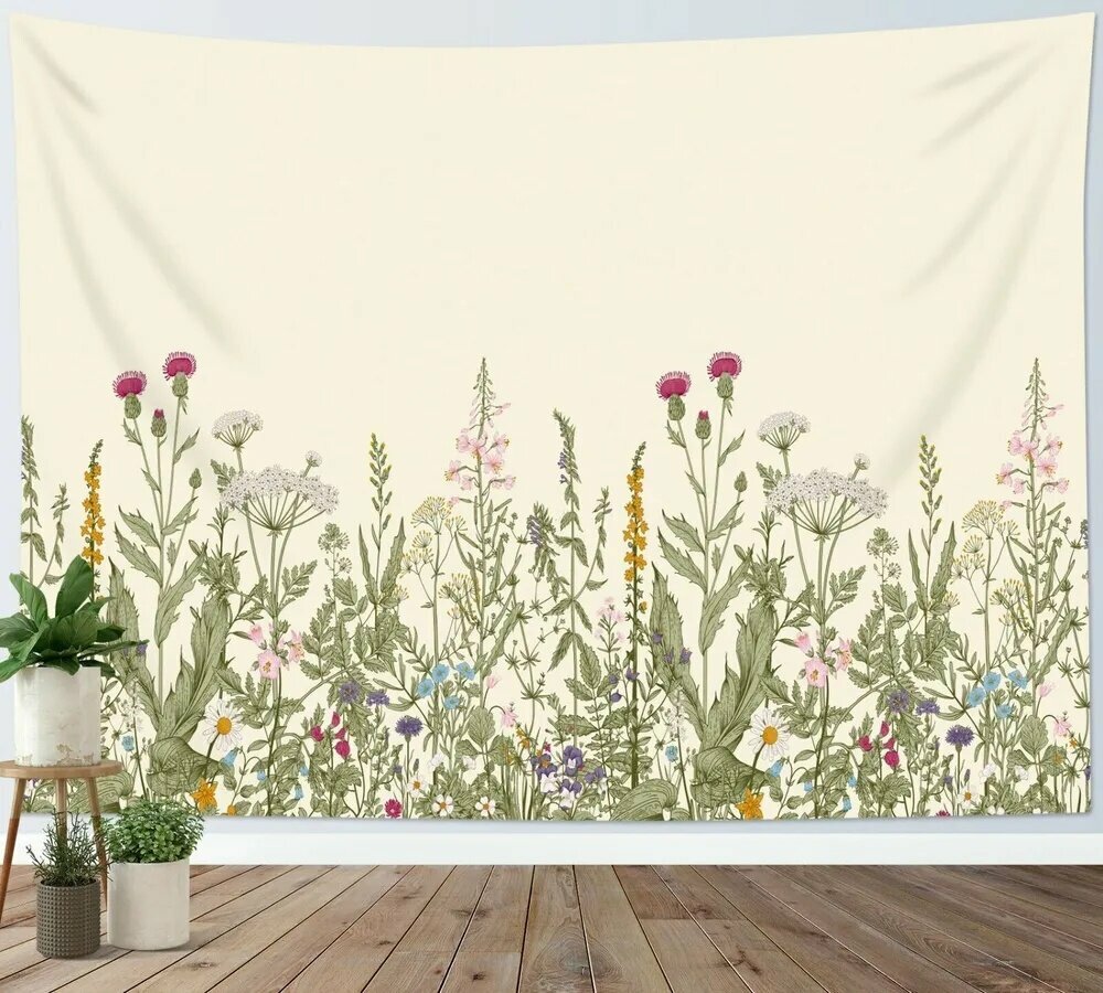 BeLOC Гобелен "Винтажные природные пейзажи стена дикости", 230 х 180 см