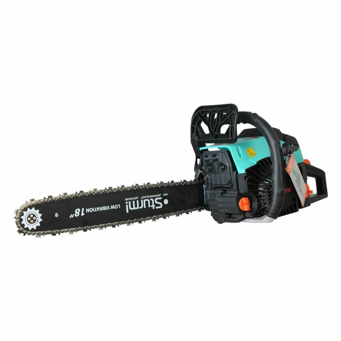 Пила цепная бензиновая Sturm GC99522B, 2.9 кВт (3.95 л. с.), бак 0.6 л, 72 звена, 3200 об/мин, синий