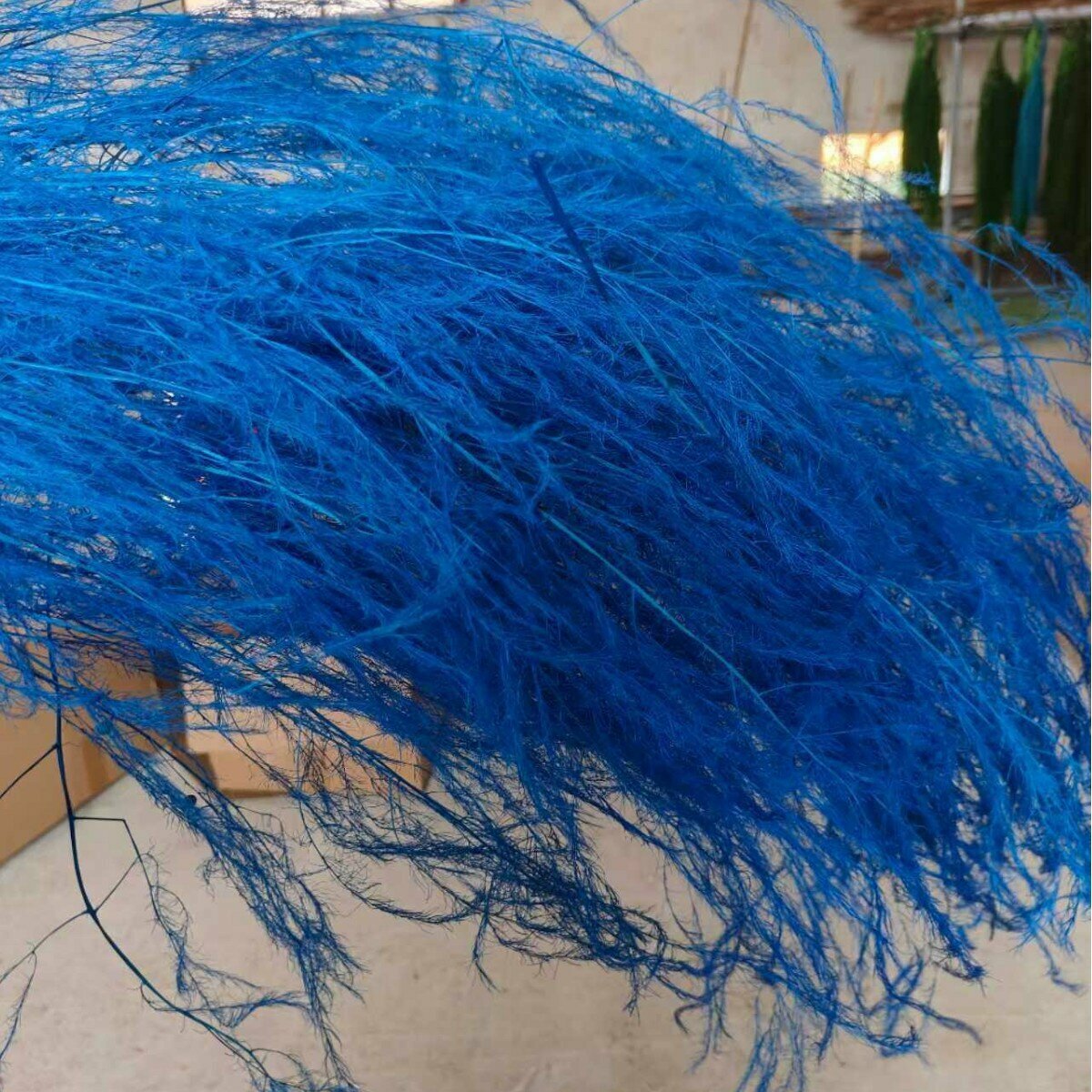 Сушеные цветы, аспарагус, длинная трава, висячий рис, свадебное украшение, мягкая декорация, флористическое искусство, висячая обработка на заказ