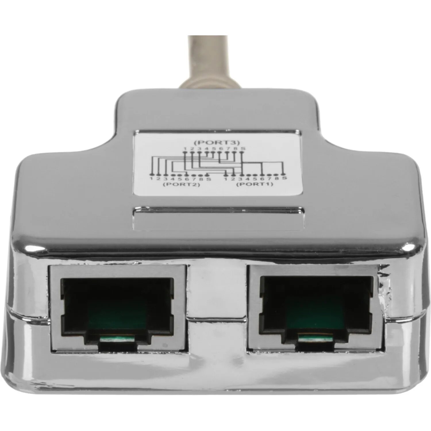 Разветвитель TWT TWT-Y-E2-E2-S Y-адаптер, 2 компьютерных порта