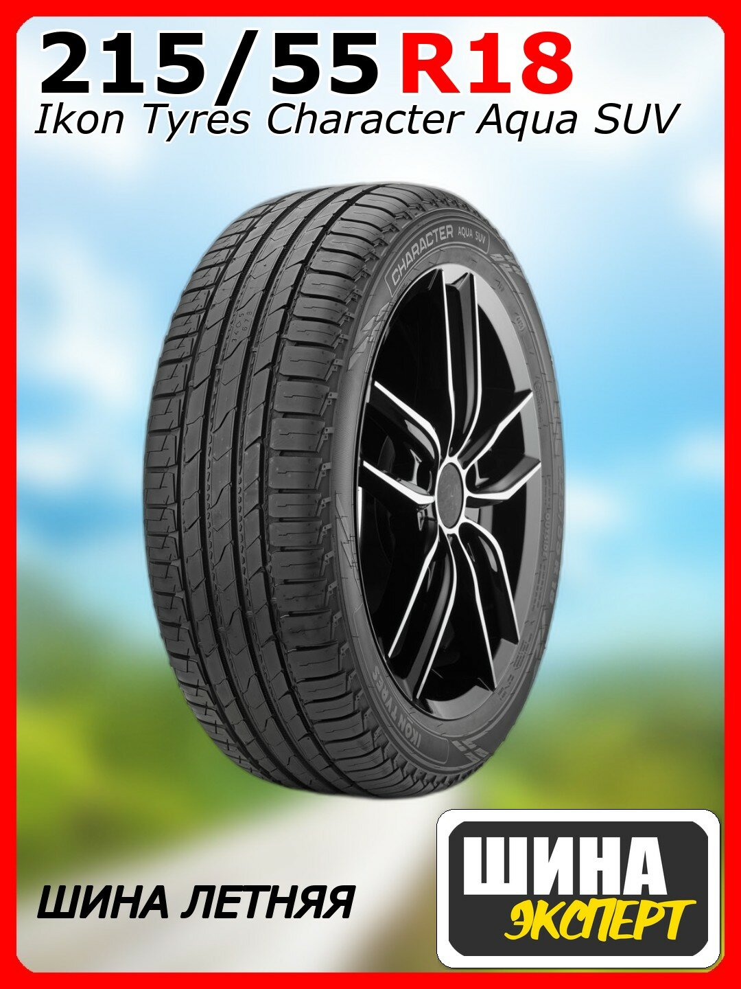 Шина летняя Ikon Tyres 215/55/18 V 99 Ikon Character Aqua SUV XL для легковых автомобилей T743006