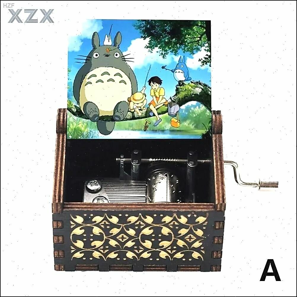 Ручная рукоятка Музыкальная шкатулка с мелодией из аниме Мой сосед Тоторо
