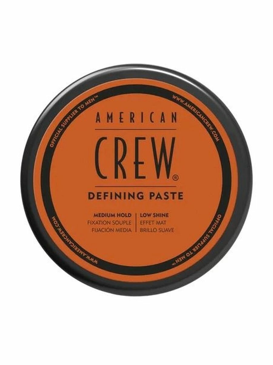 AMERICAN CREW Паста для волос со средней фиксацией и низким уровнем блеска муж, 85 г