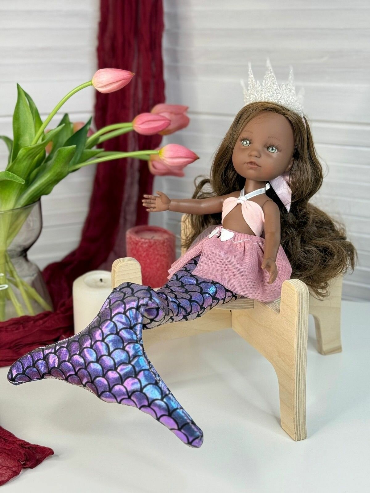 Кукла BERJUAN виниловая 35см Fashion Girl