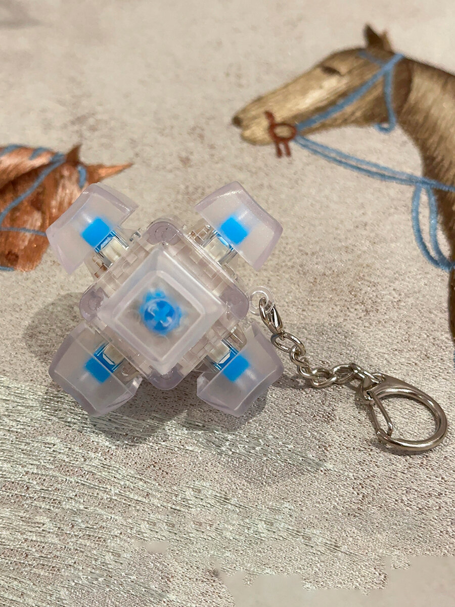 Кейкап брелок с карабином на сумку, ключи, антистресс, фиджет