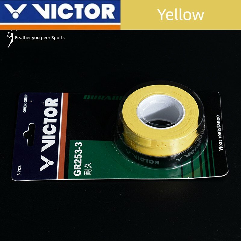Аутентичная ракетка для бадминтона VICTOR Victory, резиновая теннисная ракетка, нескользящая, GR233-3 Victor,