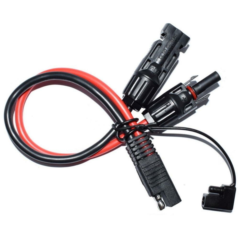 Heavy Duty SAE to Adapter Cable for Safe and Secure Solar Power Applications