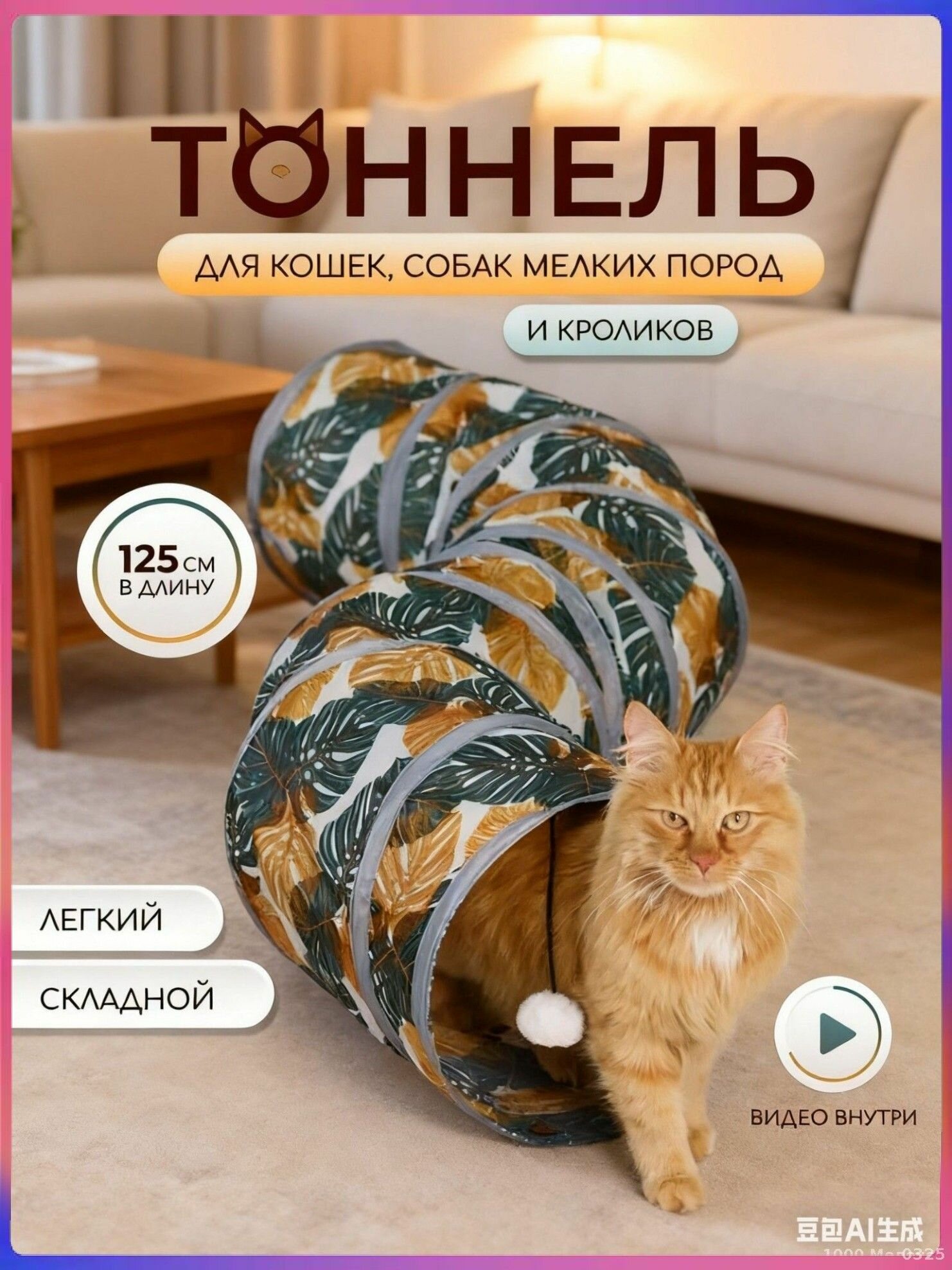 Эксклюзивный лабиринт для кроликов, мелких собак и кошек