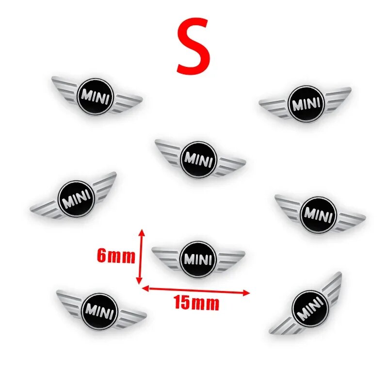 5/10 шт. автомобильный ключ, значок, чехол для дистанционного брелока, эмблема, сменные наклейки для MINI Cooper One JCW R56 R55 R60 Countryman
