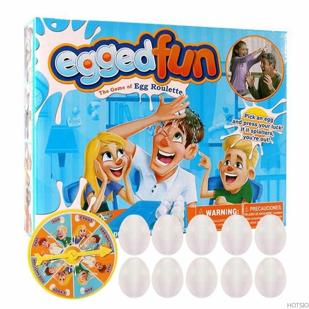 Настольная Игра с Водными Яйцами - для семейных вечеринок и веселых моментов