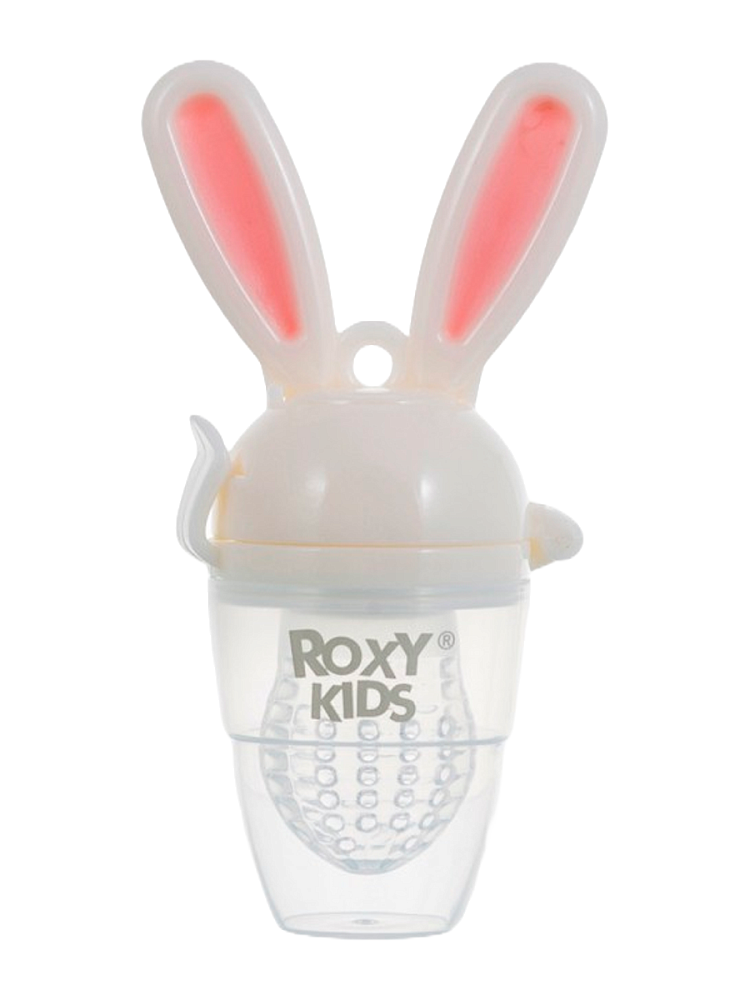 ROXY-KIDS Ниблер для прикорма ROXY-KIDS BUNNY TWIST, розовый