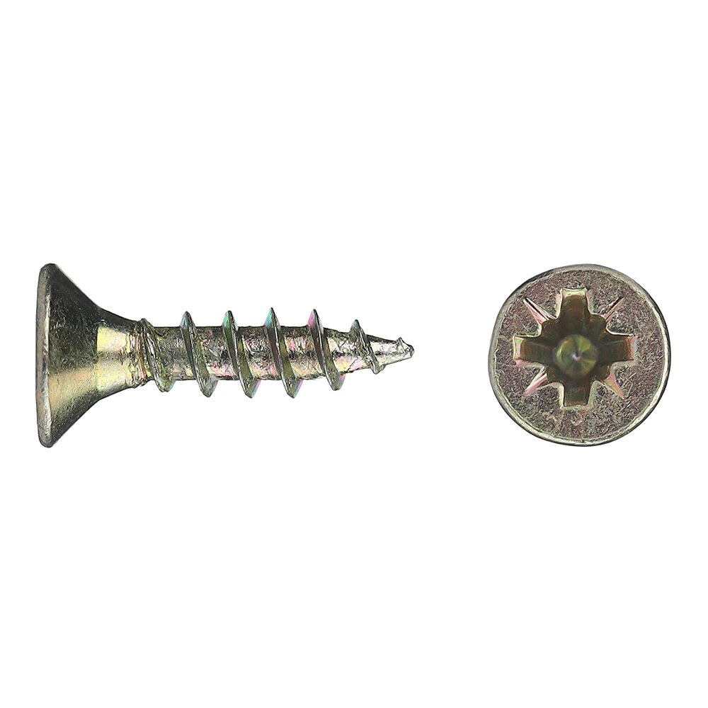 Шурупы универсальные FIXBERG, 3,0 х 12 мм, желтопассированная сталь, 40 шт