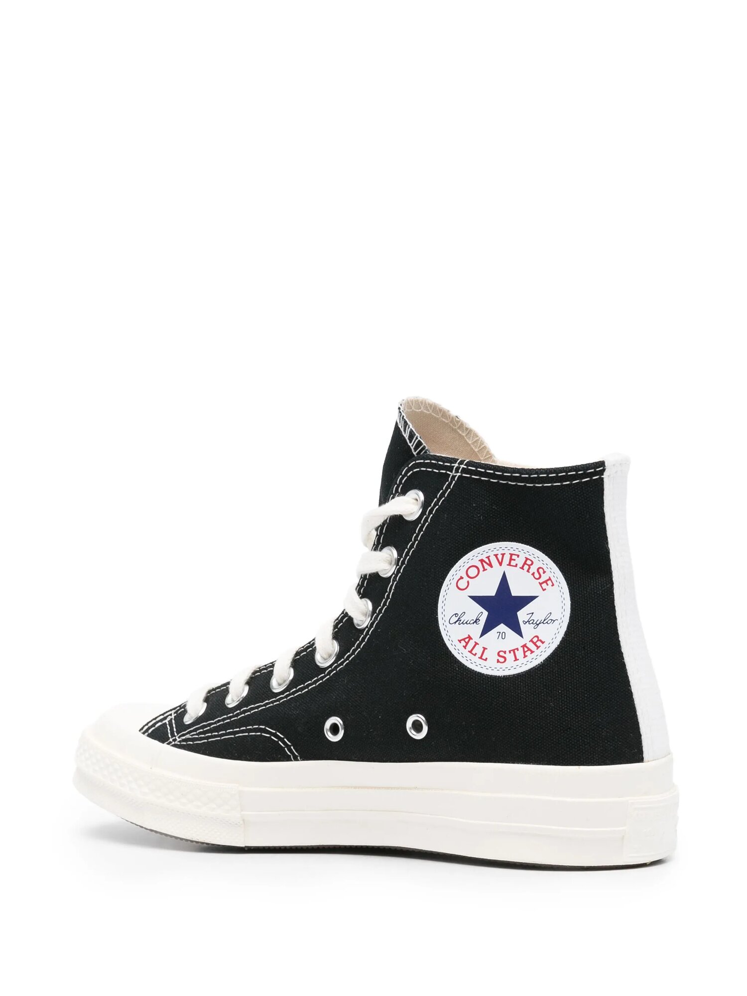 Кроссовки COMME des GARCONS x CONVERSE PLAY Chuck Taylor'70, размер 5 UK, черный — фото 1