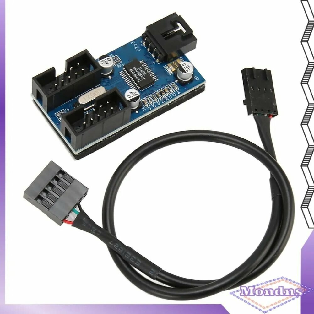 Материнская плата 9PIN USB -разветвитель