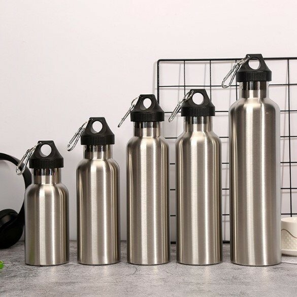 304 американский большой рот термос чашка оптовая портативная большая емкость двухслойный стальной чайник для езды на