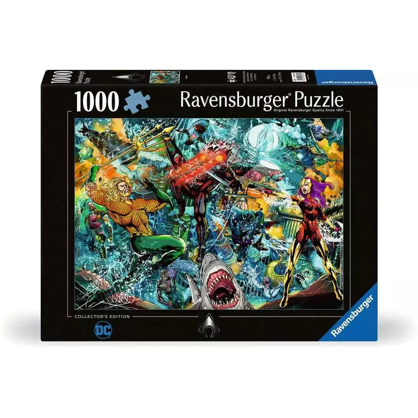Пазл Ravensburger 1000 DC Collector's Edition Аквамен, арт.01346