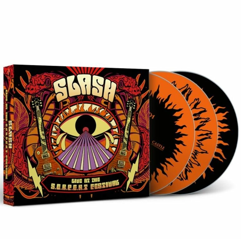 Фирменное издание Slash - Live At The S.E.R.P.E.N.T. Festival 2-CD+DVD