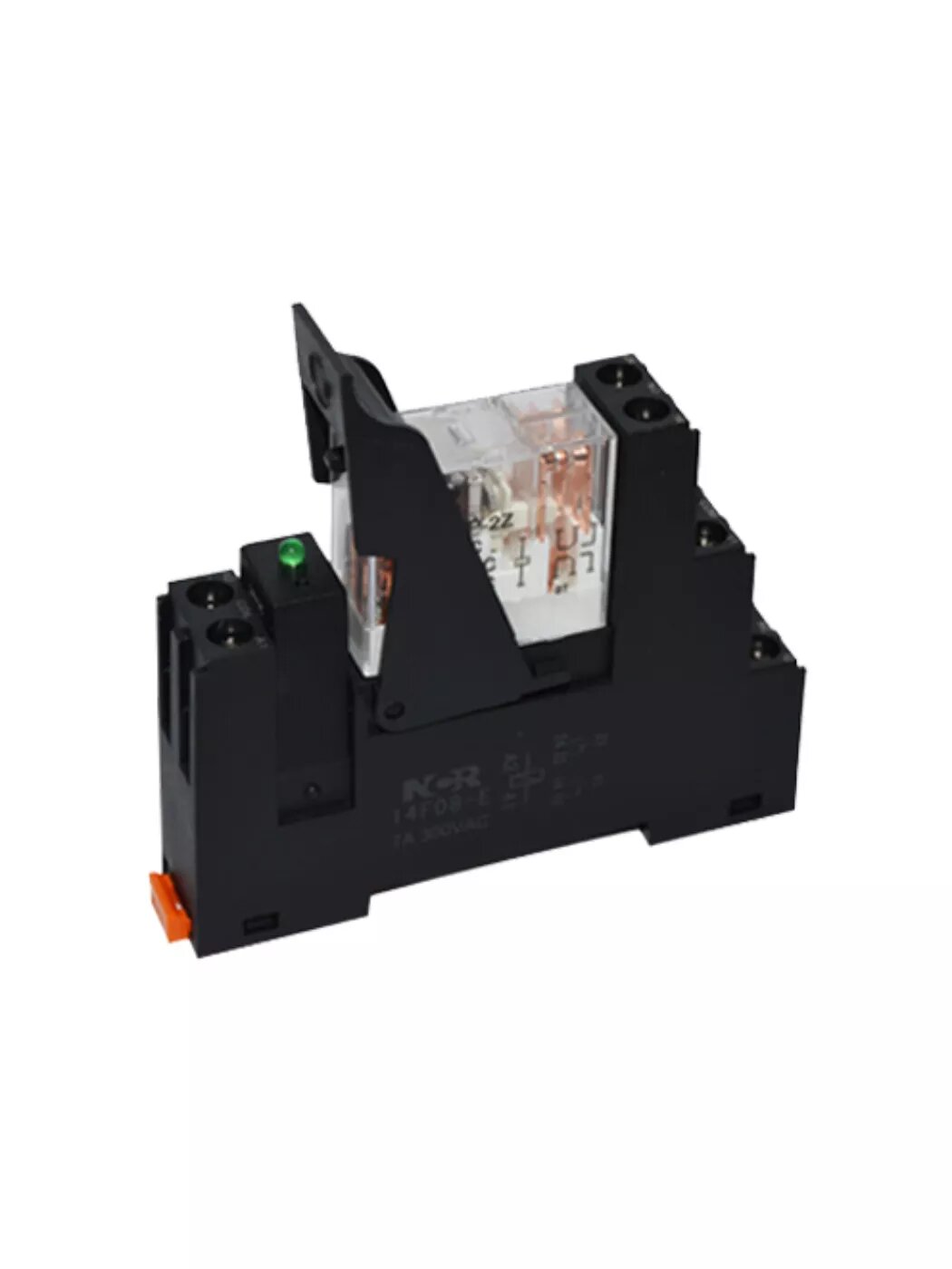 Реле промежуточное на DIN-рейку, 12V DC в сборе