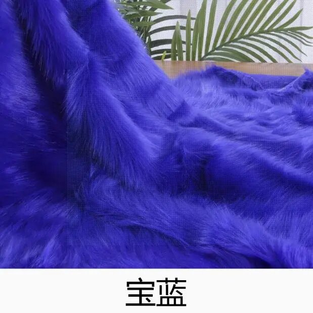 Плюшевая ткань имитация лисьего меха 50х50 см Оранжевый, 10