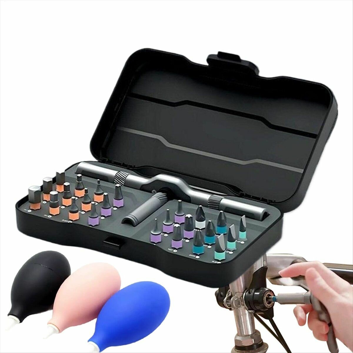 Набор многофункциональных отверток с трещоткой 24-в-1, многофункциональные магнитные биты, мини-набор инструментов для ремонта электроники