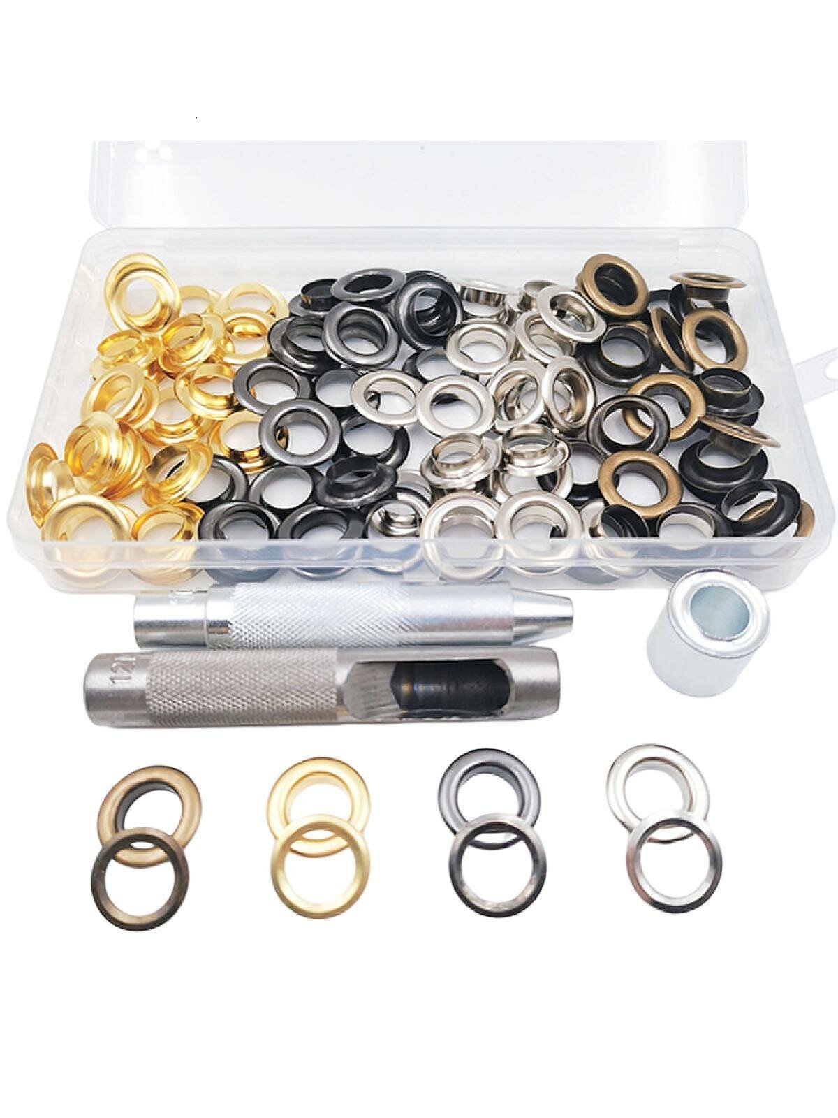 Набор люверсов с инструментом для ткани