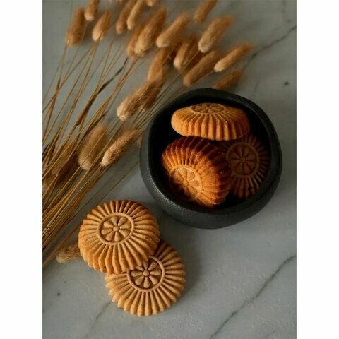 Печенье песочное "Солнышко" с начинкой из финика и изюма, без сахара, 700 г