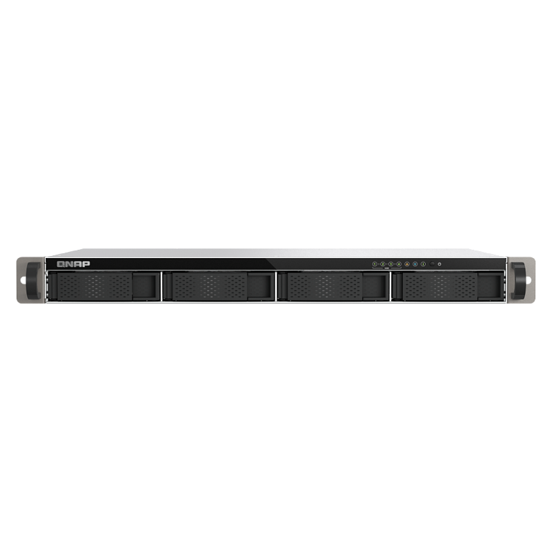 Сетевое хранилище channel QNAP Network RAID drive, 4 3.5"/2.5" compartments, 2 2.5 Gbps ports, ARM Cortex-A55 2.0GHz, 4 GB DDR4.