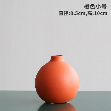 ⭐Скандинавский стиль, матовая керамическая ваза цвета Моранди для гостиной, столовой, гостевого дома, виллы, декора модельного дома⭐