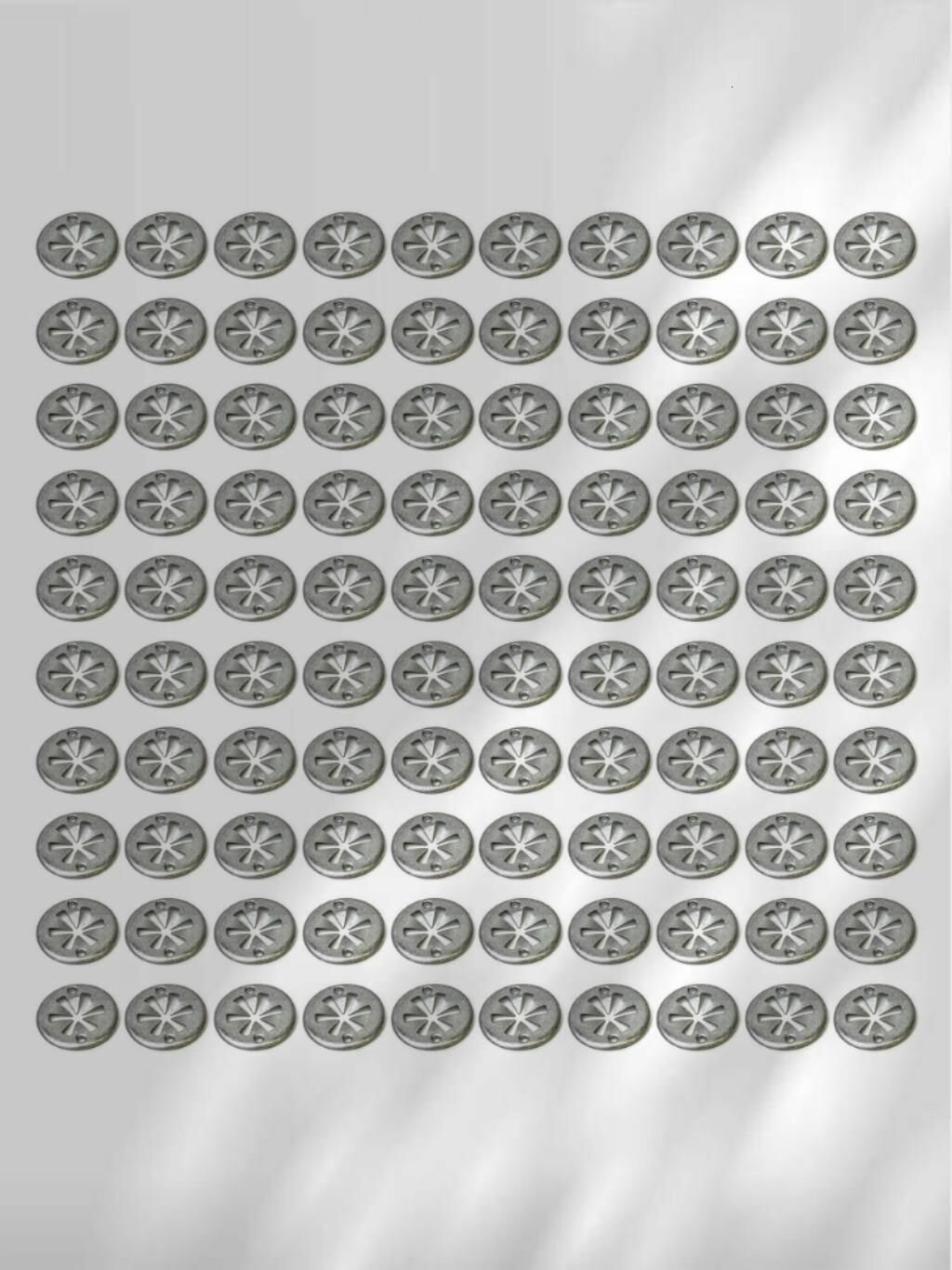 Автомобильные металлические шайбы Star для крепления выхлопной системы, 100шт